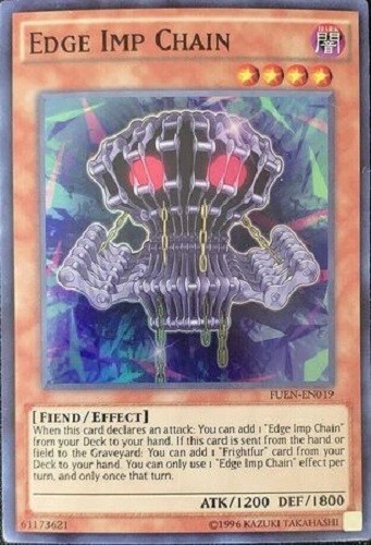 Yugioh - Edge Imp Chain - Super Rare NM - Free Holographic Card | eBay
