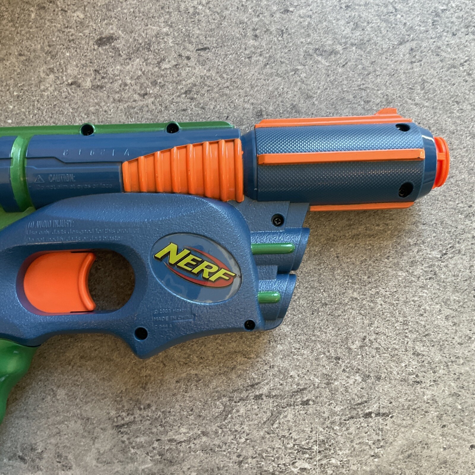 Vintage 2003 Nerf Tech Target Single Shot Dart Gun Blaster- Tested ...