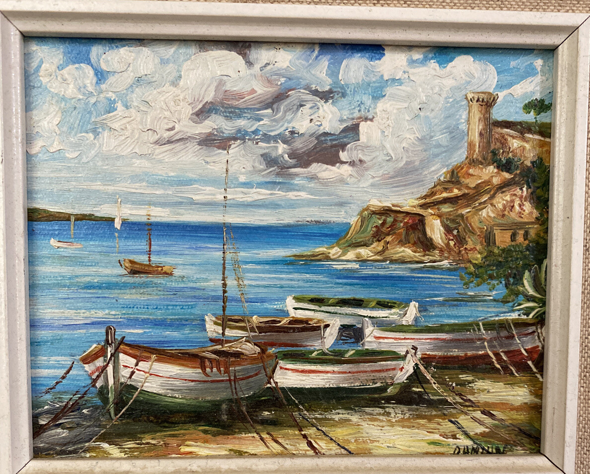 Vintage original painting from Robert Sills Gallery of California ...