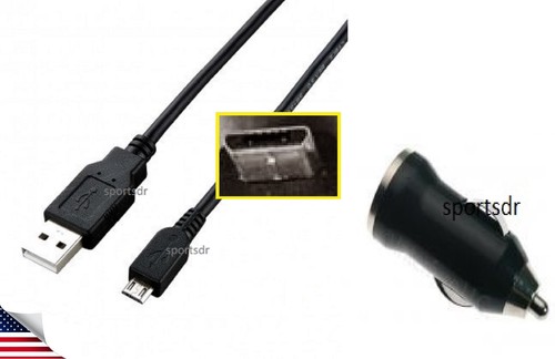 USB Charger Cable Power Car Cord for Garmin Dezl 770 LMTHD 760 LMT 560 ...