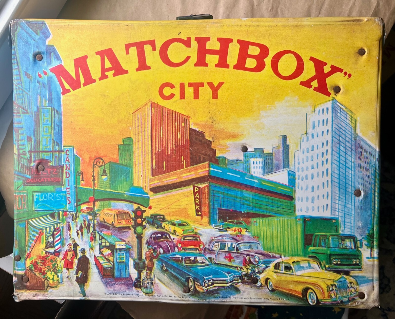 Rare EARLY Vintage 1970 Matchbox City Fold Out Playset | eBay