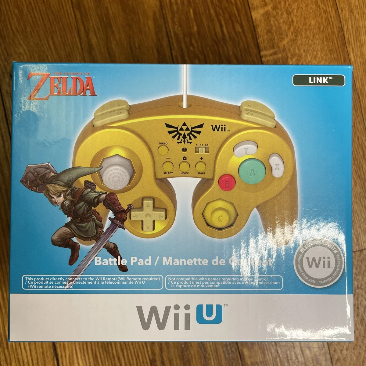 Zelda Gold Wii Console