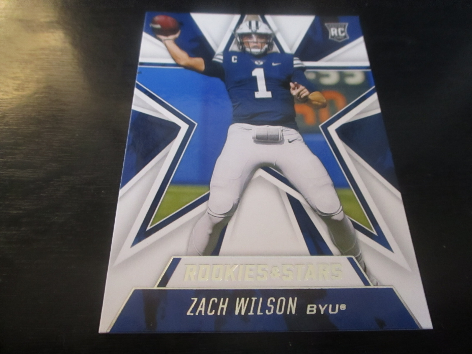 zach wilson (new york jets-qb) 2021 panini rookies & stars ROOKIE CARD ...