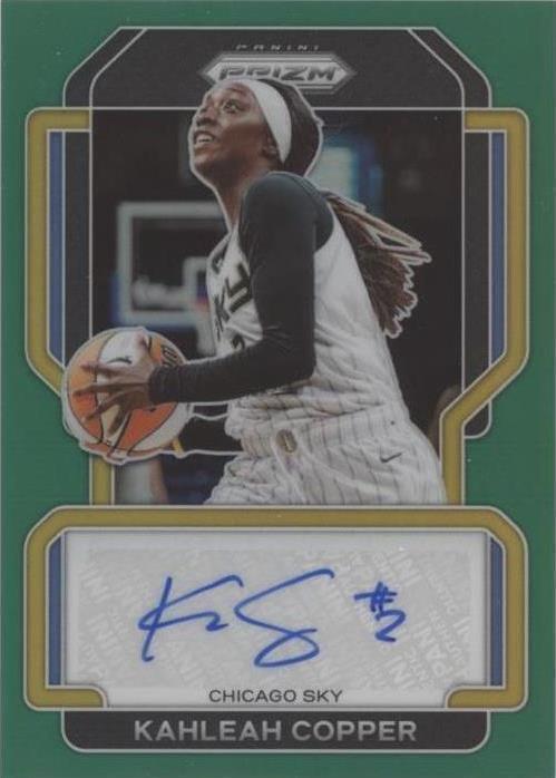 2022 Panini Prizm WNBA - Signatures Kahleah Copper #SG-KCP Green Prizm ...