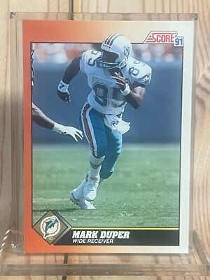 Mark Duper 1991 Score #430 Miami Dolphins | eBay