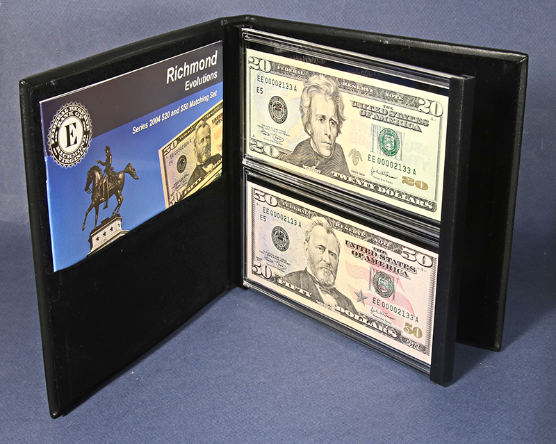 Series 2004 $20 & $50 Matching Evolutions Set - Richmond - #EE00002133A ...