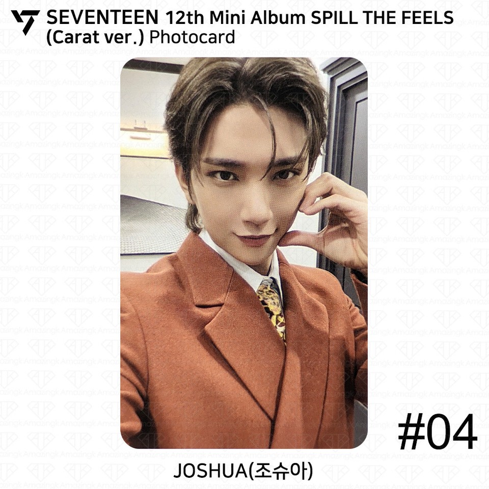 SEVENTEEN 12th Mini Album SPILL THE FEELS Carat Ver Official Photocard ...