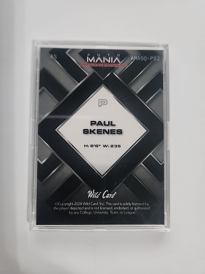 2024 Wild Card 🔥AUTO MANIA🔥 Paul Skenes - Pittsburgh Pirates 21/50 | eBay