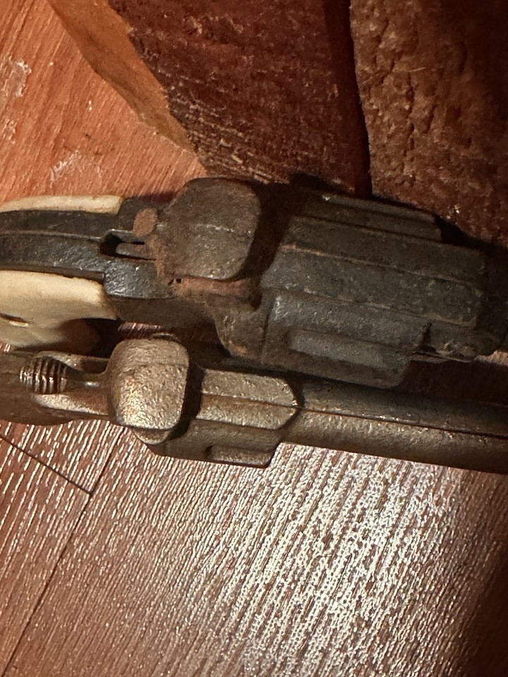 2 - ANTIQUE Cap Guns KILGORE “BANG” CAST IRON CAP GUN 1930 & “Western ...