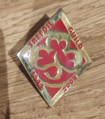 Trefoil Guild Pin badge Girl Guides Guiding 1943 - 2003 Baden Powell ...