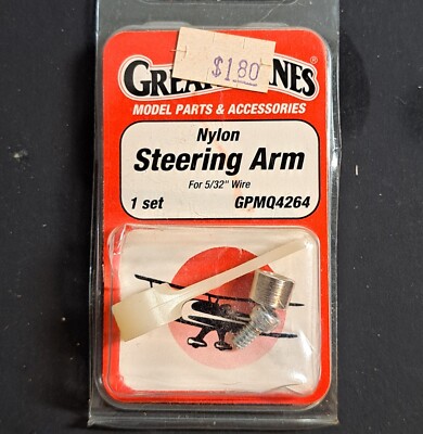 Original Great Planes FF RC Airplane Part #4264 Nylon Steering Arm - 5/ ...