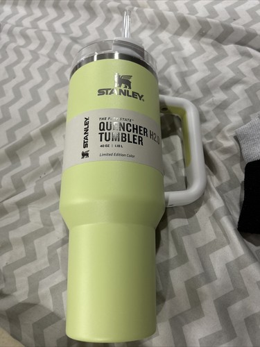 stanley 40 oz cup with handle Target Exclusive- Citron Colorblock | eBay