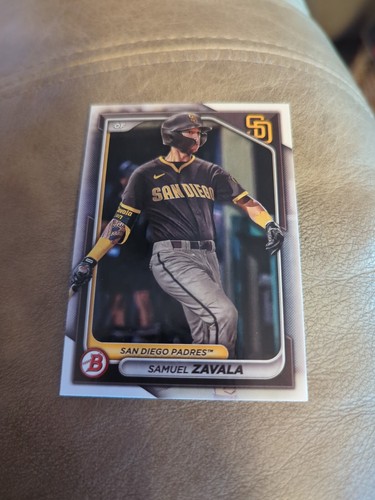 2024 Samuel Zavala Topps Bowman Baseball "Prospect" San Diego Padres ...