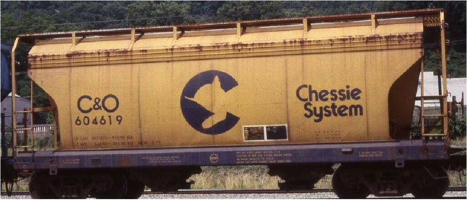N Scale Hopper Car Decals " CSX Chessie System " | eBay