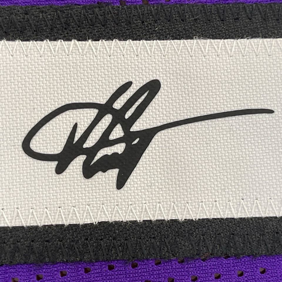 Framed Facsimile Autographed Vince Carter 33x42 Purple Reprint Laser ...