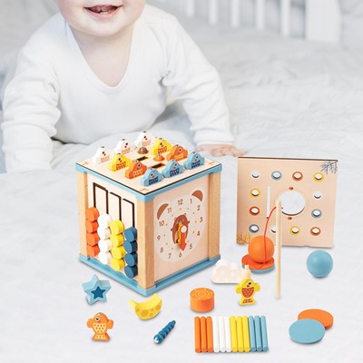 Montessori Toy Interactive Birthday Gift Baby Shape Sorter Learning ...