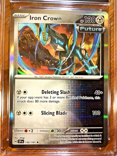 Iron Crown 132/191 Sv08: Surging Sparks Holo for sale online | eBay