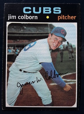 1971 Topps Baseball #38 Jim Colborn - Chicago Cubs RC - EX+ | eBay
