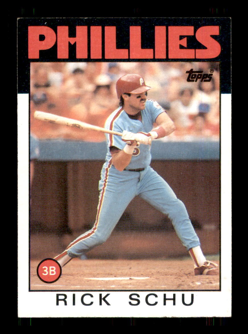 1986 BASEBALL 1986 Topps Rick Schu Philadelphia Phillies #16 1 | eBay