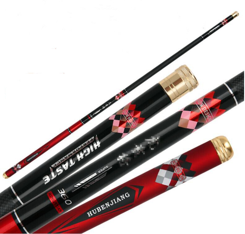 Telescopic Fishing Rod 3.6m 4.5m 5.4m 6.3m High Carbon Stream Fishing ...