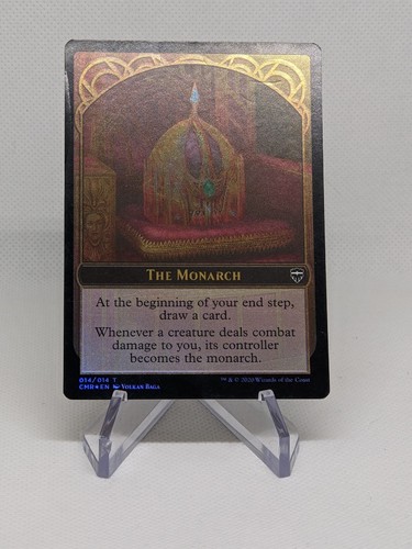 The Monarch / Treasure Token FOIL - MTG Magic the Gathering - Commander ...