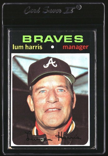 1971 Topps Lum Harris #346 Atlanta Braves | eBay