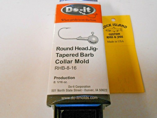 3102 Do-It Round Head Jig Tapered Barb Collar Mold 1/16 oz | eBay