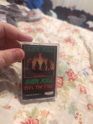 Overkill Feel The Fire Cassette 1985 Heavy Metal Thrash Megaforce ...