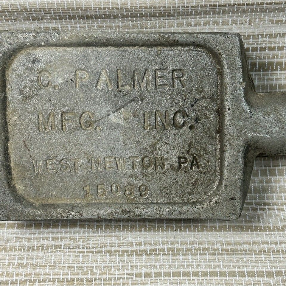 VINTAGE C. PALMER SLIP EGG SHAPE LEAD SINKER MOLD #452 | eBay