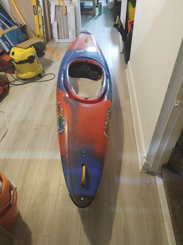 Pyranha Acro-Bat 270 Whitewater Kayak with Paddle | eBay UK