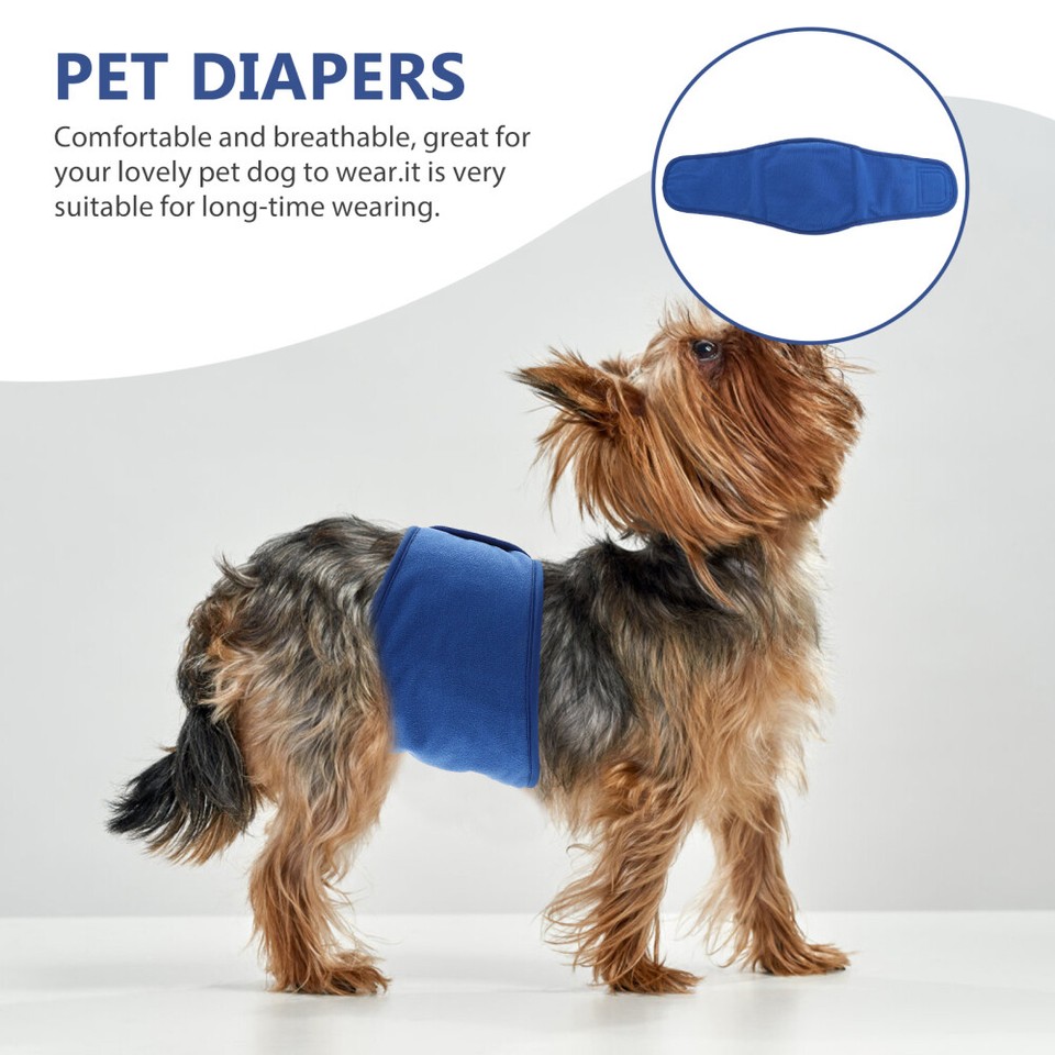 Reusable Puppy Dog Diapers Leaky Pants Excitable Urination Incontinence ...