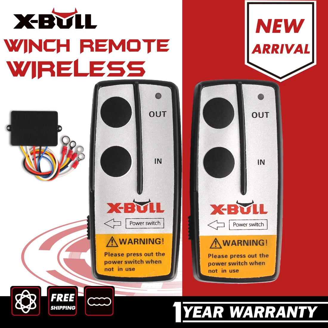 X-BULL Wireless Winch Remote Control Upgraded 150ft Handset, 58% OFF
