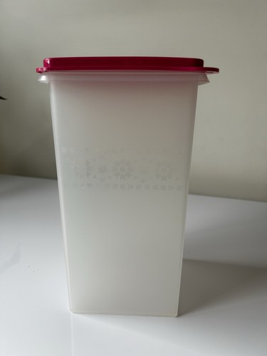 TUPPERWARE Tall Storage Container with Pink Seal RARE | eBay Australia
