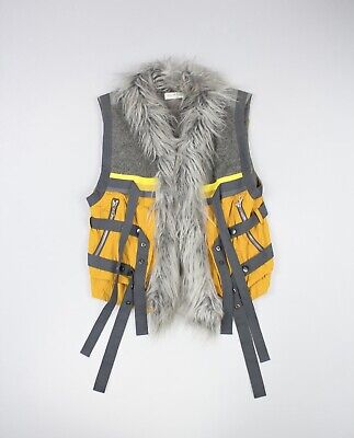 Dries Van Noten AW14 Sample Faux Fur Vest Bondage Straps Dries Van Noten AW14 Sample Faux Fur Vest Bondage Straps