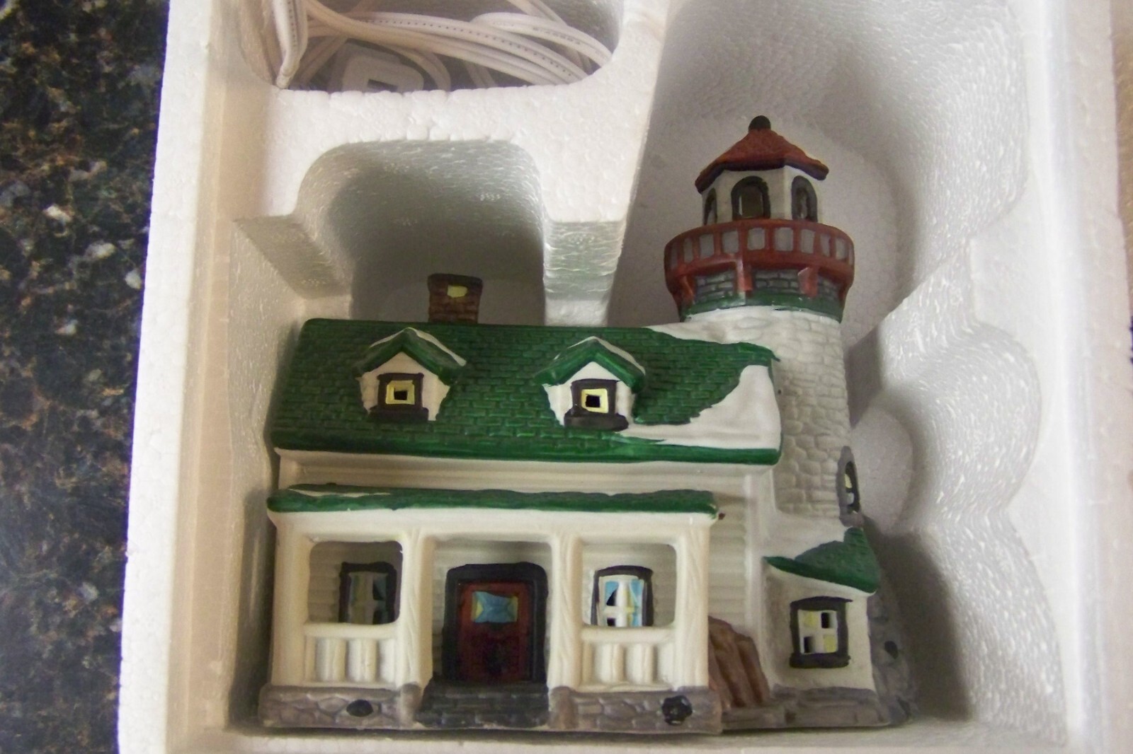 Dickens Keepsake Lighthouse" Porcelain Lighted House | eBay