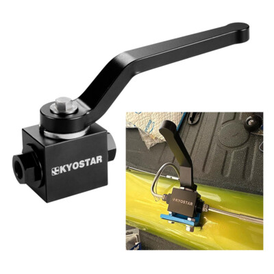 Brake Line Lock Shut Off Valve Black Aluminium 1/8" NPT Billet ...