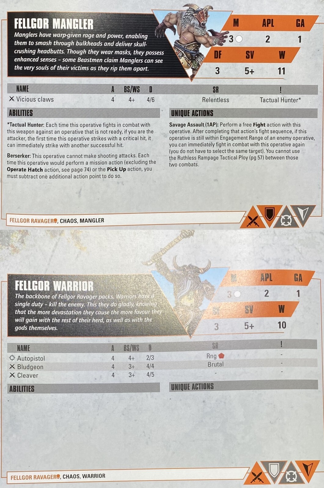 Fellgor Mangler Fellgor Ravager Kill Team Gallowfall Warhammer 40k ...