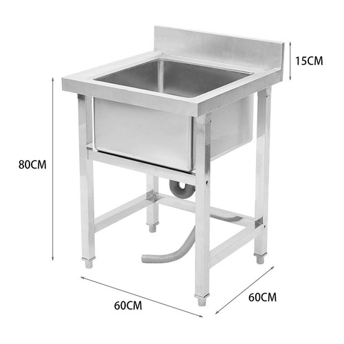 Commercial Kitchen Sink Stainless Steel Catering Ware-washing Bowl ...
