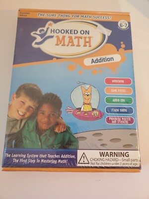 Hooked on Math ADDITION Learning System Ages 6-7 Big Box Kit NEW Sealed ...