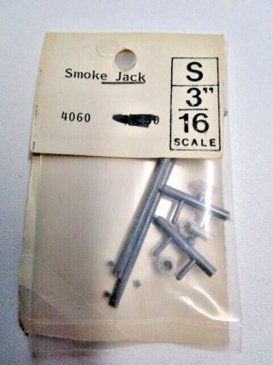 Grandt Line S scale #4060 SMOKE JACKS (.010 dia./2.150 ht) pkg. 2 ...