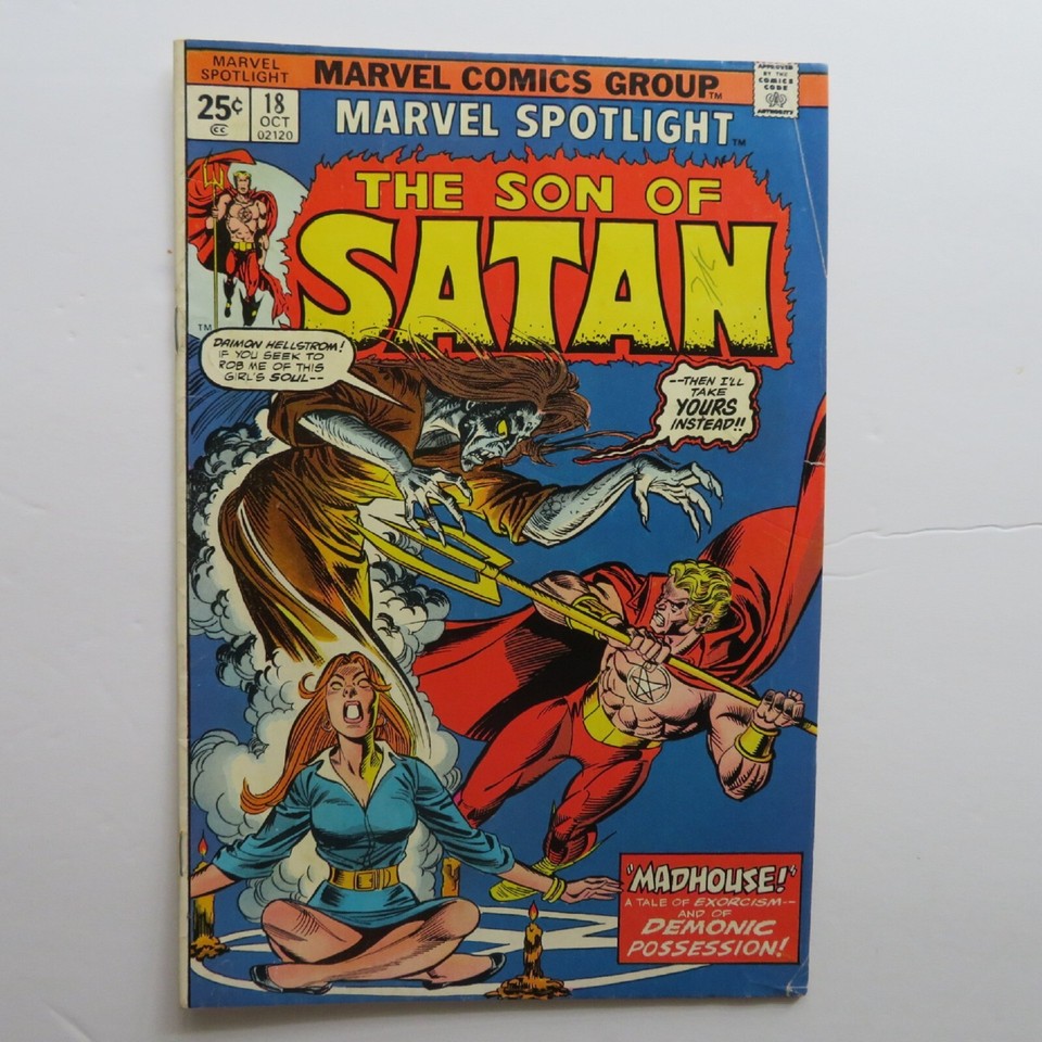 Marvel Spotlight 18 19 (1974) Son of Satan Marvel Value Stamps M | eBay