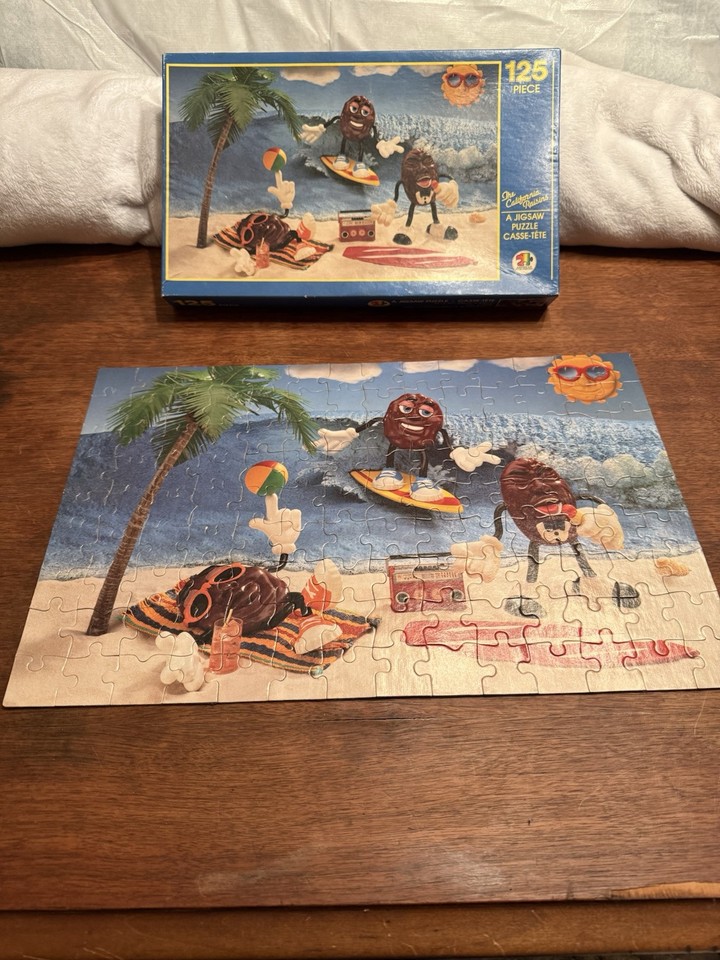 Vintage California Raisins 125 Piece Jigsaw Puzzle With All Pieces | eBay