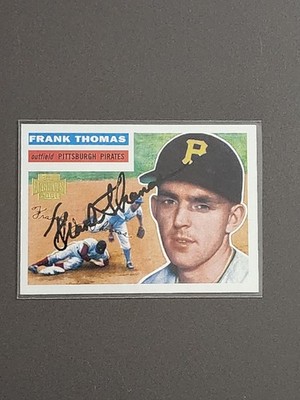2001 Topps Archives Auto Frank Thomas #51TAA Hand Signed Auto ...