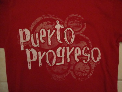 Puerto Progreso Yucatan Peninsula Vacation Souvenir Red T Shirt M | eBay