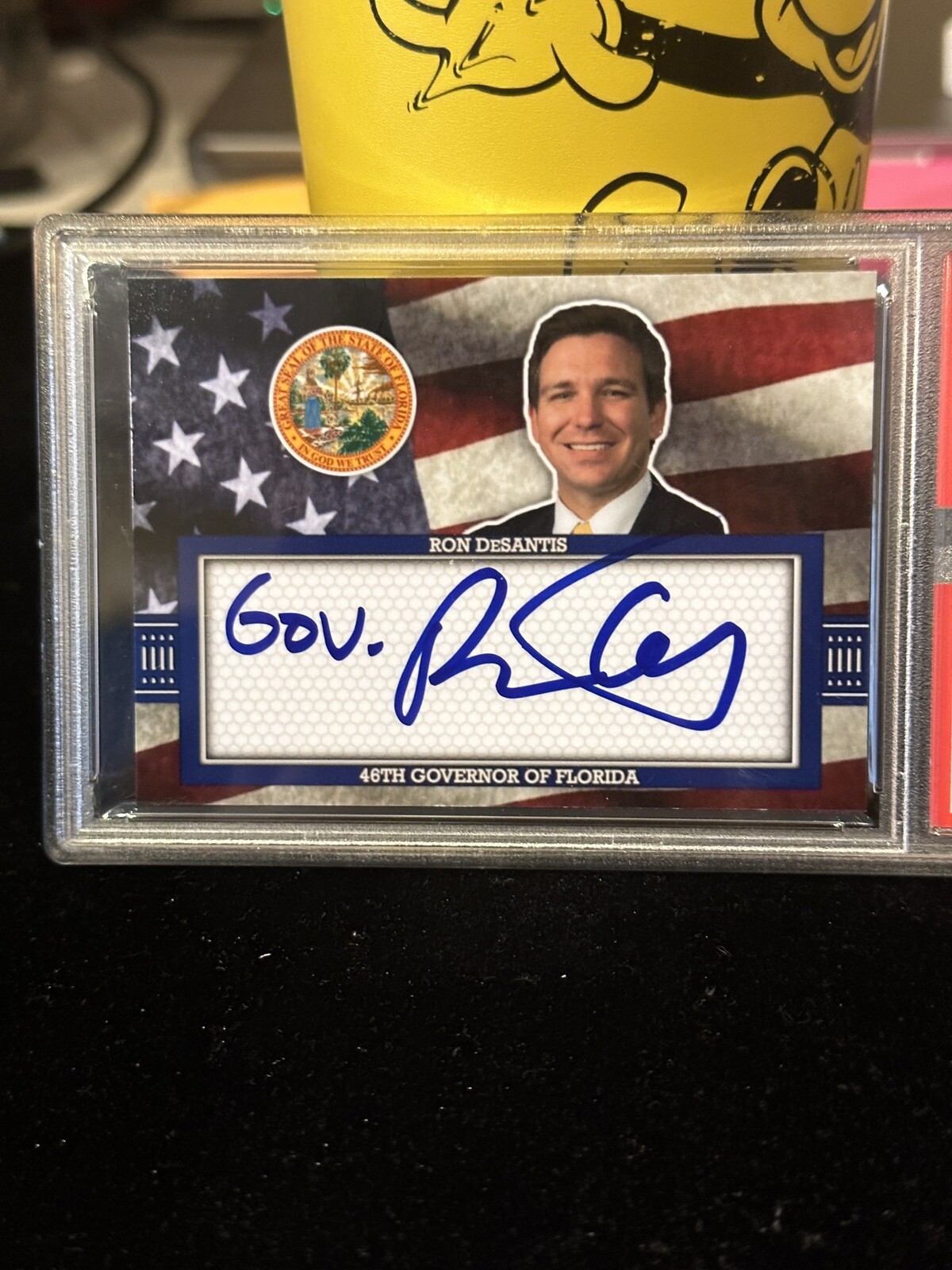 Ron DeSantis Signed Trading Card Governor Florida PSA/DNA AUTOGRAPH ...