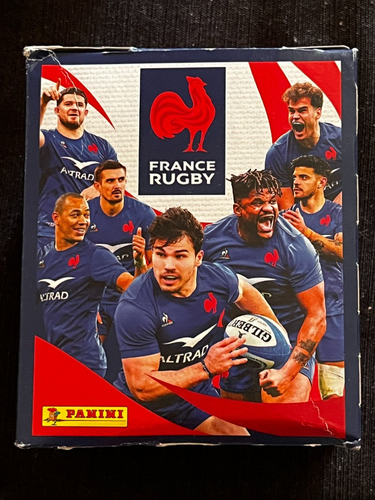 BOX BOITE 36 POCHETTES PACKETS PANINI RUGBY RAGE DE VAINCRE XV 2023 ...