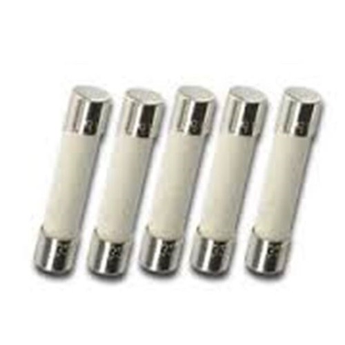 Pack of 5, 5x20mm 2A 250v Slow Blow Ceramic Fuses, T2a (S505-2-R, S505 ...