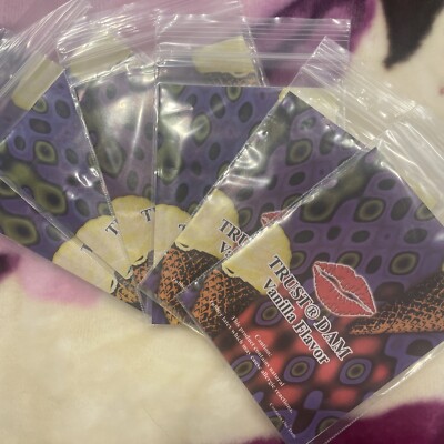 Trust Dam Latex Dental Dam For Risk Oral Sex Condom Vanilla Latex ...