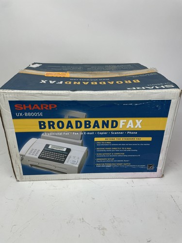 Sharp UX-B800SE Large-Capacity Business Inkjet Fax Copy Machine NEW ...