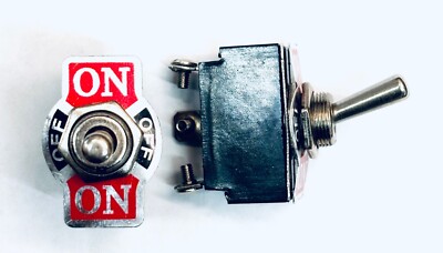 Toggle switch SPDT center off toggle 10 amp 250v 15 amp 125v 3 pin | eBay